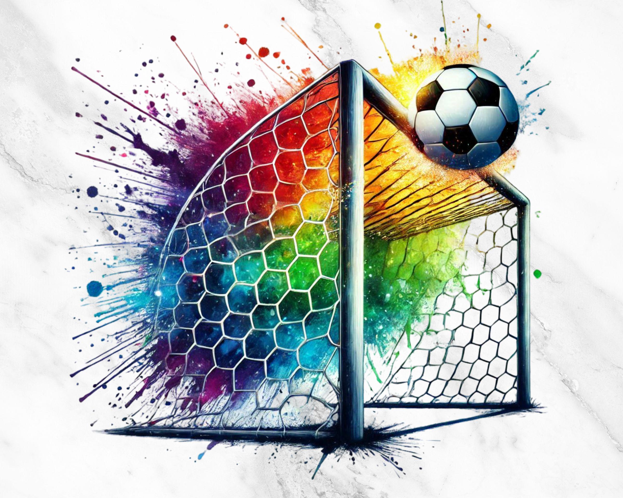 Watercolor Soccer Clipart Bundle, Football PNG Files, Soccer Ball ...