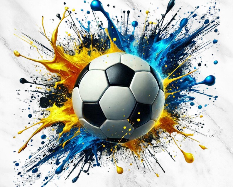 Watercolor Soccer Clipart, Soccer Ball PNG, Sports Ball Clipart ...