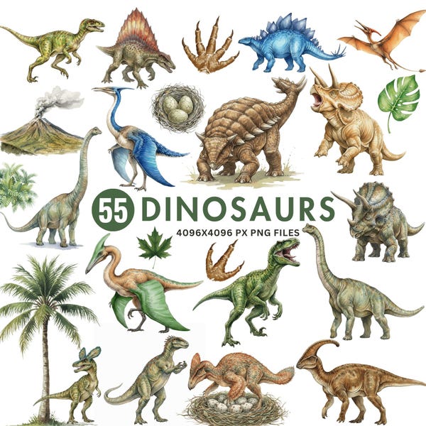Realistic Dinosaur - Etsy