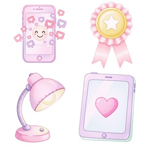 Pastel Back to School Clipart, Cute School Supplies PNG, Teacher ...
