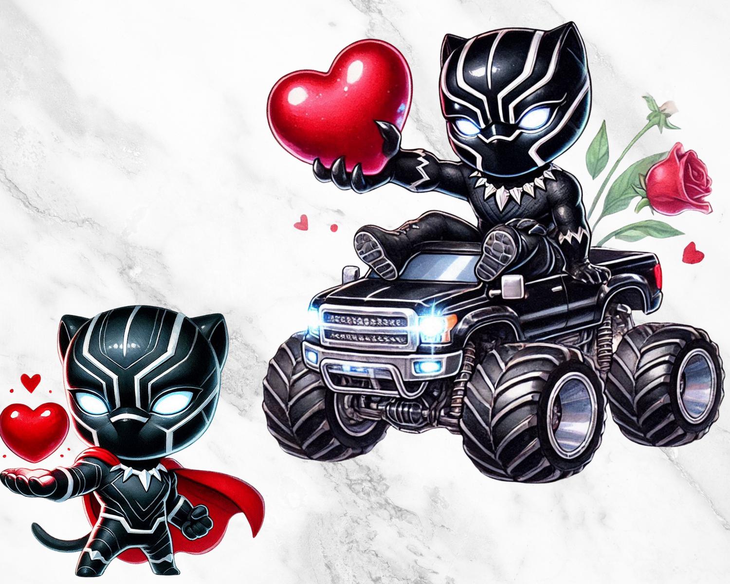 Valentine Superhero Clipart Bundle, Cute Hero Clipart, Love Superhero ...