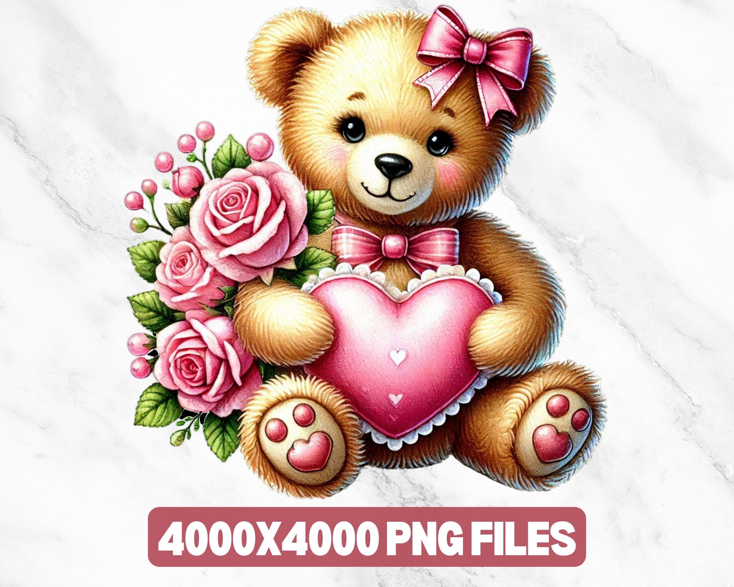 Valentines Day Sweets Clipart, Chocolate Cookie PNG, Watercolor ...