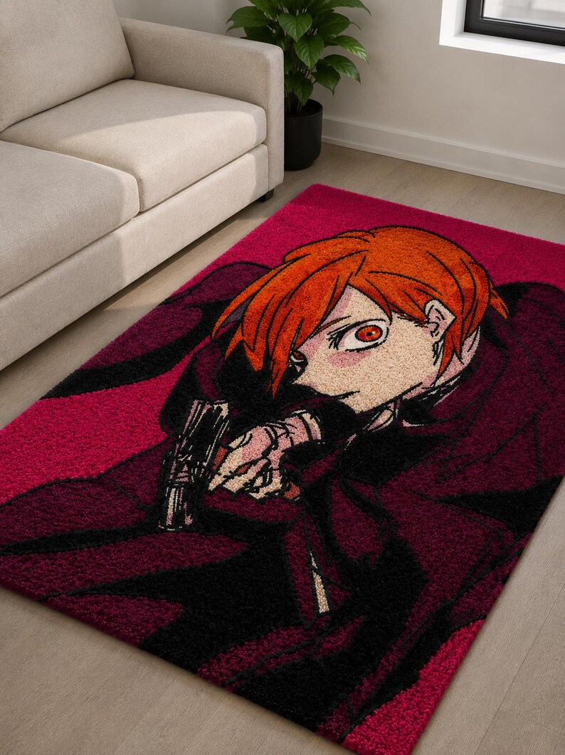 Nobara Kugisaki Tufted Rug – Jujutsu Kaisen Anime Carpet Handmade Room ...