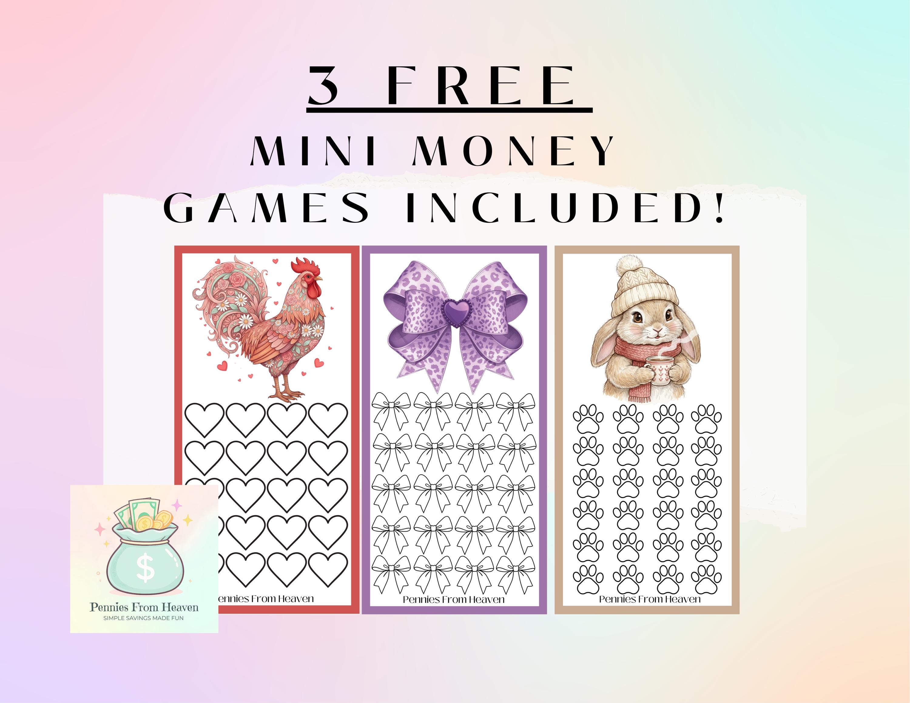 Mini Money Challenge, Mini Savings Challenge, A6 Binder Insert, Mini ...