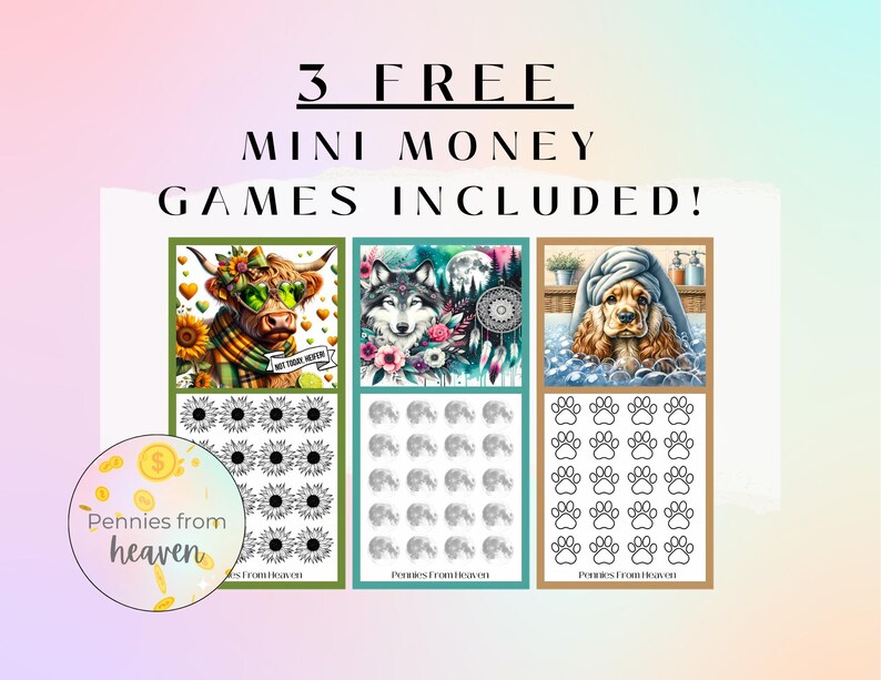 Neon Halloween Mini Money Challenge, A6 Binder Insert, Printable ...
