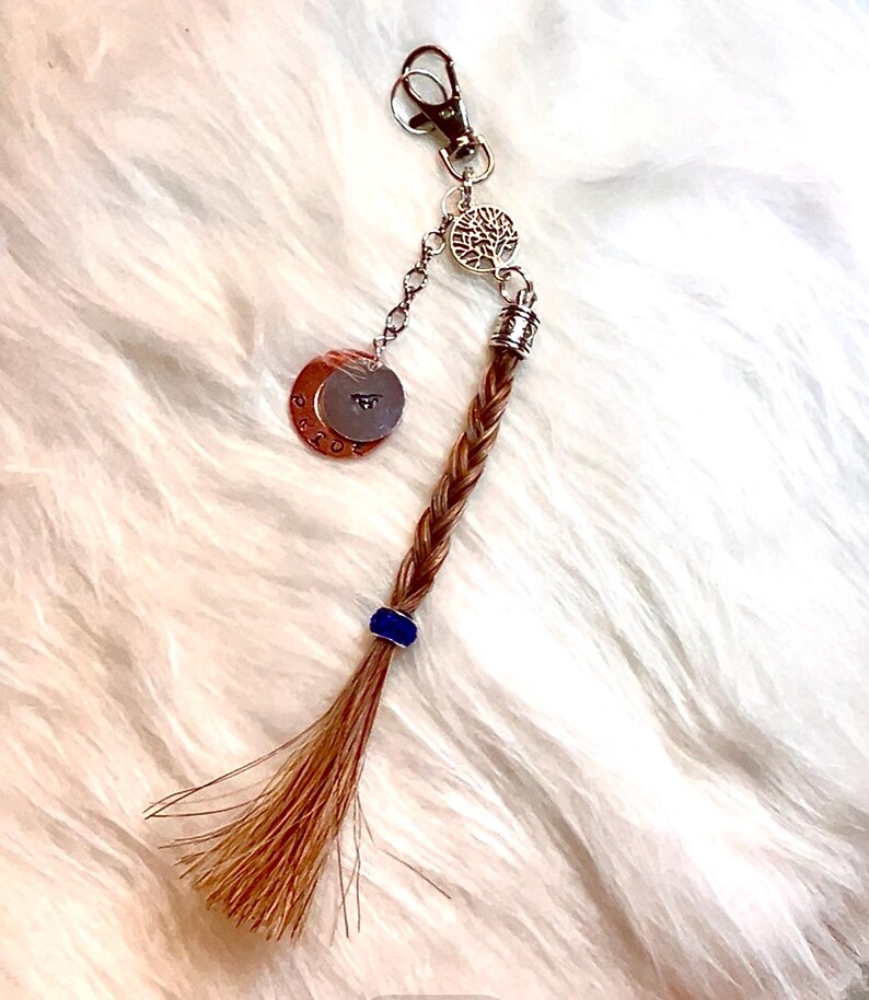 Charmed Horse Hair Key Chain - Etsy