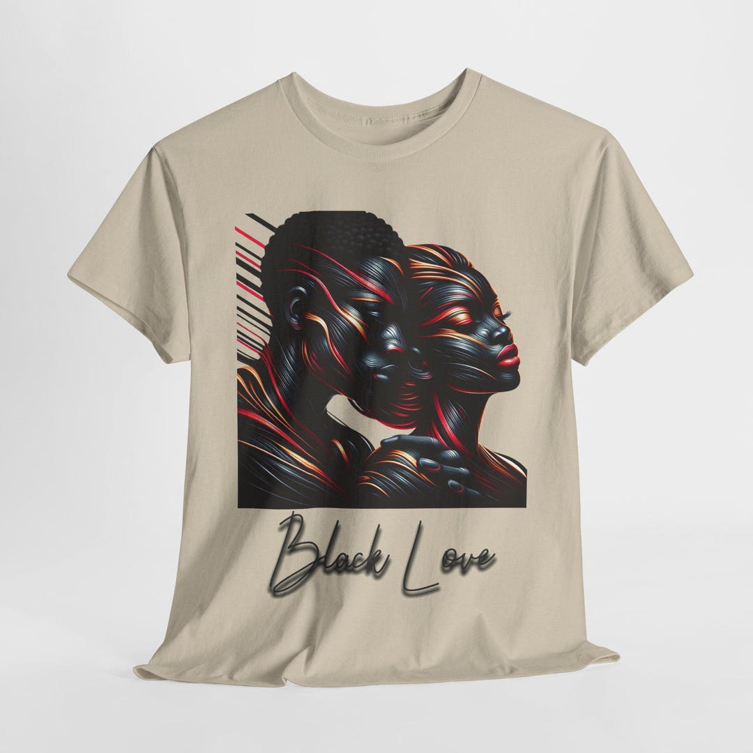 Black Love Unity T-shirt, African American Couple Tee, Black Power ...