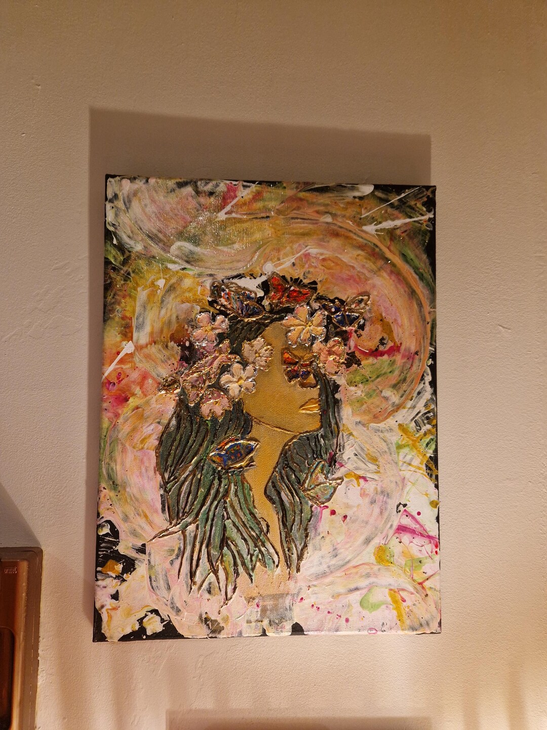 Painting of Mother Nature in Turmoil - Etsy