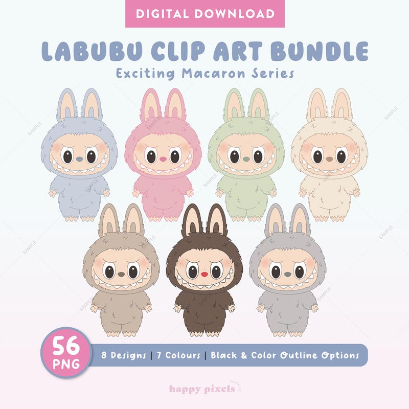 Labubu Faces - Etsy