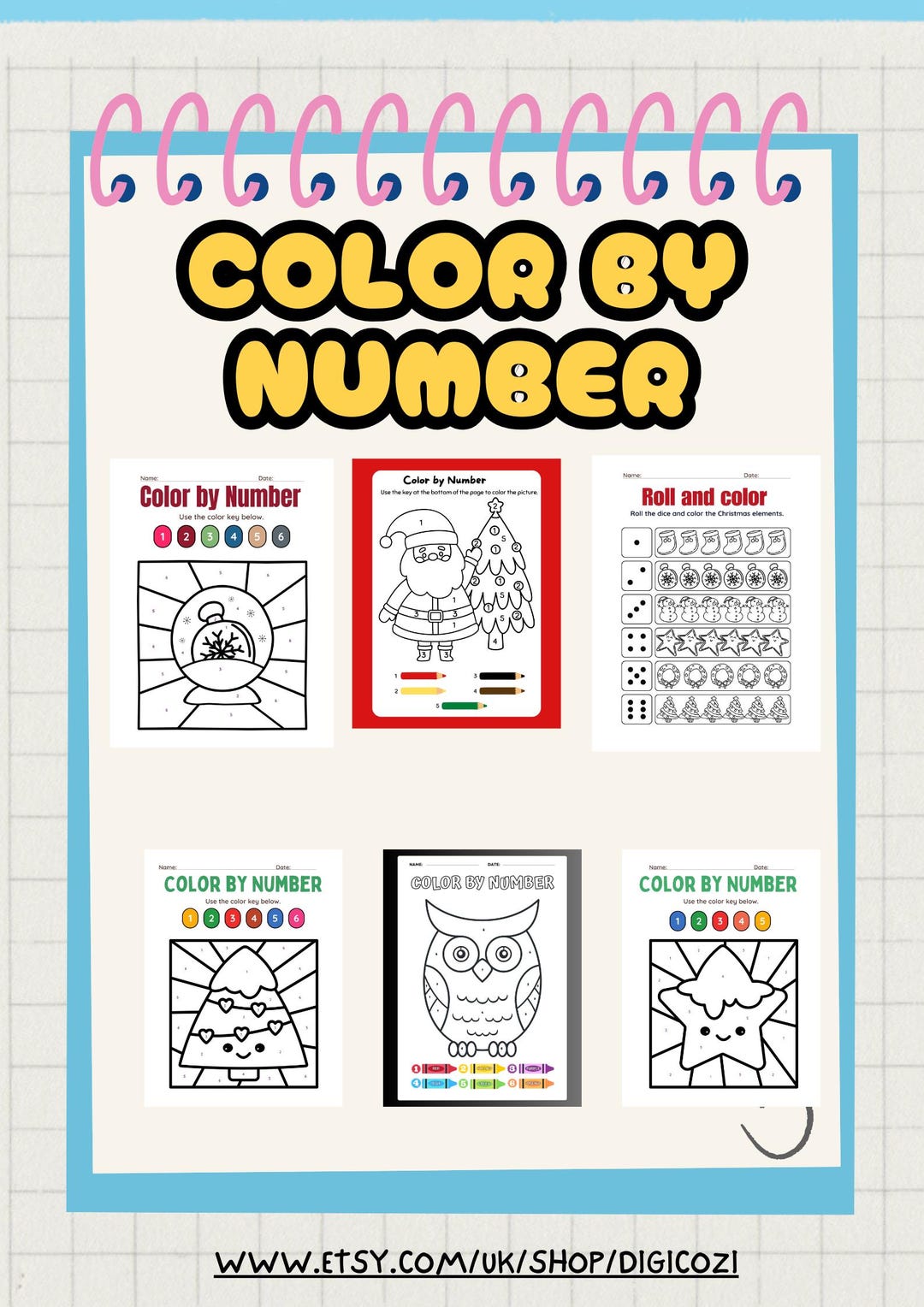 Color by Number Worksheets Printable for Kids Coloring Pages Activity ...
