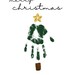 Baby's First Christmas DIY Craft Template for Handprint or Footprint ...