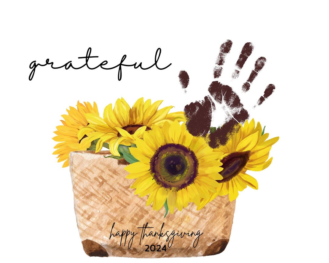 Kids Thanksgiving DIY Craft Template for Handprint or Footprint ...