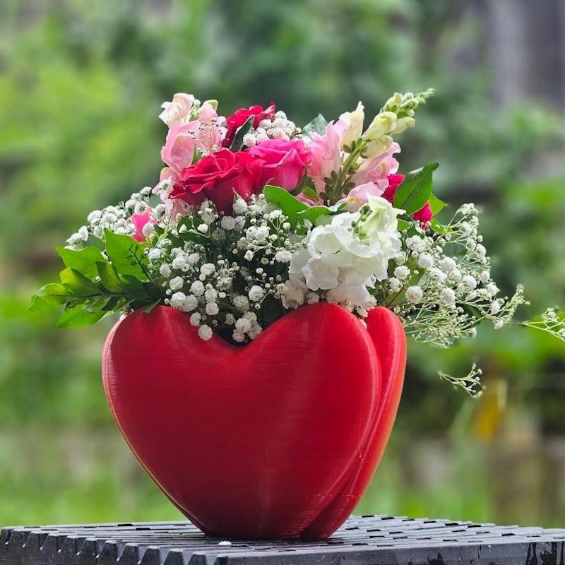 Heart Flower Pot - Etsy