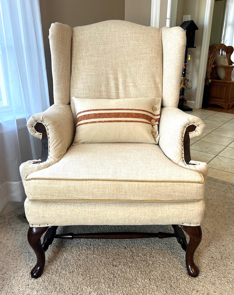 Custom Chair / Vintage / Farmhouse / Upholstery / Wood / Reclaimed ...