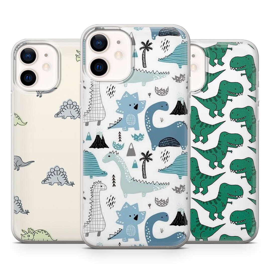 Dinosaur Phone Case Prehistoric Bones Fossil Cover for iPhone 16, 15 ...