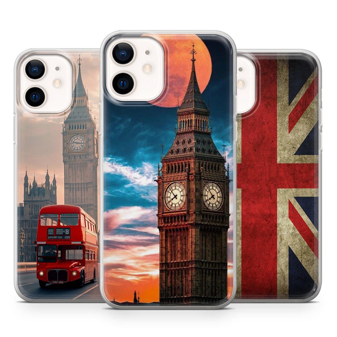 UK Phone Case England Aesthetic London City Cover for iPhone 16, 15, 14 ...