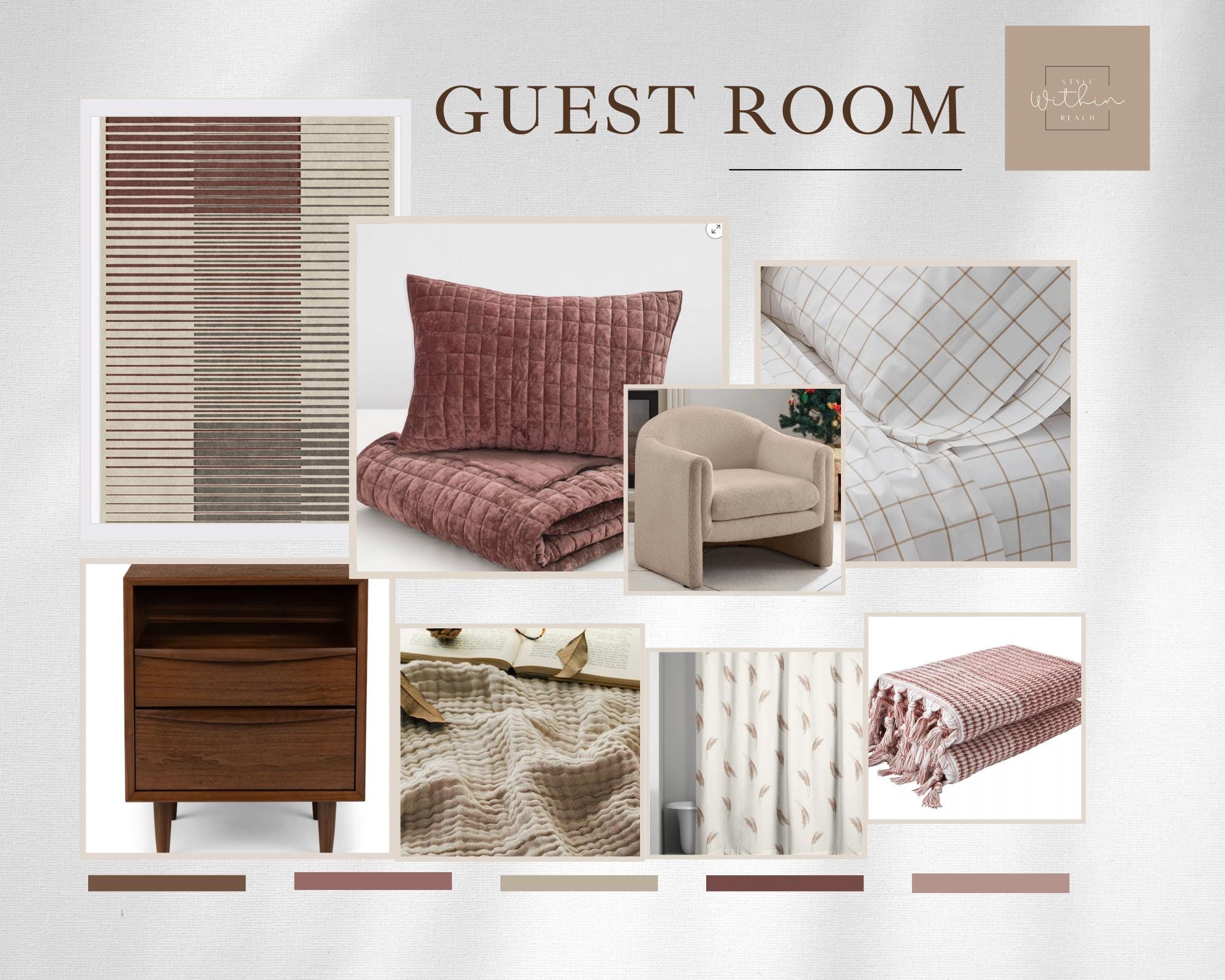 Customized Virtual Designs: Inspiration Mood Board and Product Sources ...