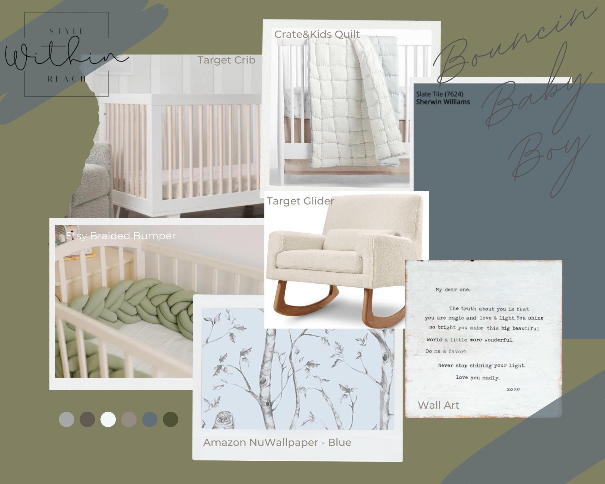 Customized Virtual Designs: Inspiration Mood Board and Product Sources ...