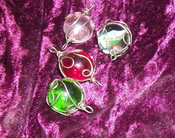 Wire wrapped marbles | Etsy