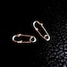 Little Silver Plate or Gold Plate Safety Pins, Fancy Tiny Pin, Safety ...