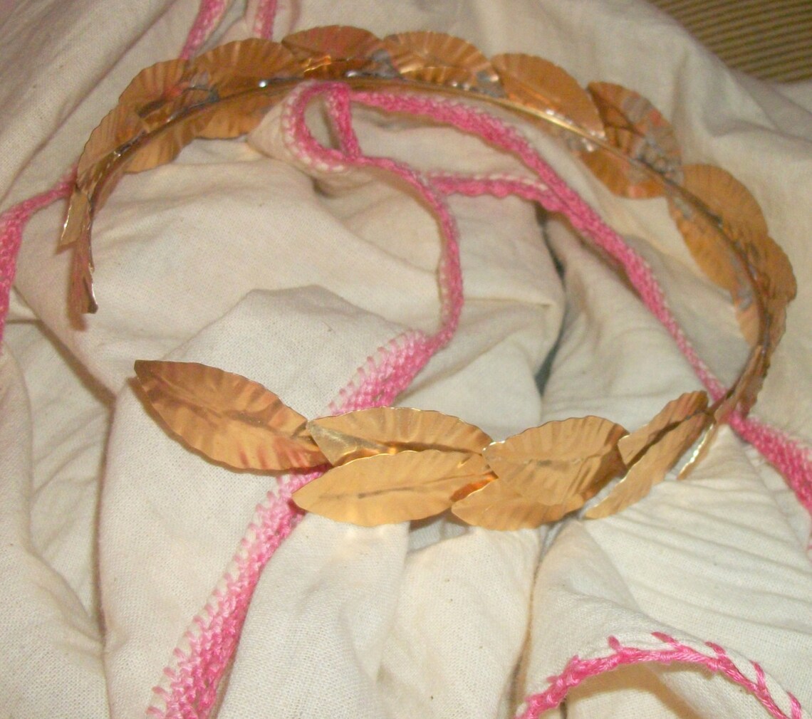 Greek Leaf Crown Wreath Crown Wedding Crown Circlet Hair - Etsy