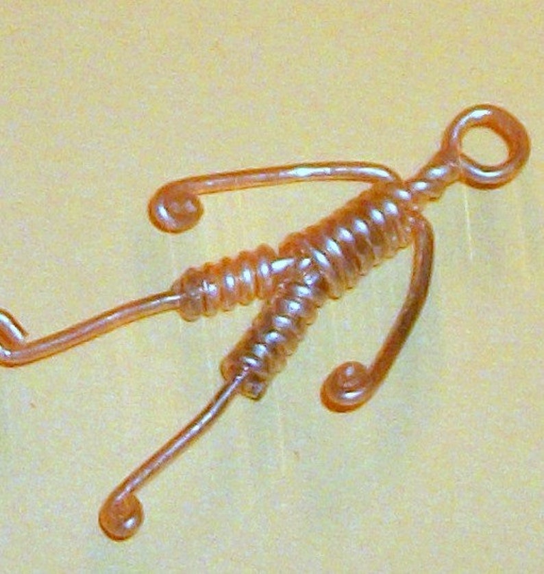 Tiny Person Wire Charm Pendant Silver Plate Man Boy - Etsy
