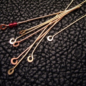 Hoop Loop Eye pin fancy Headpin headpin jewelry finding | Etsy