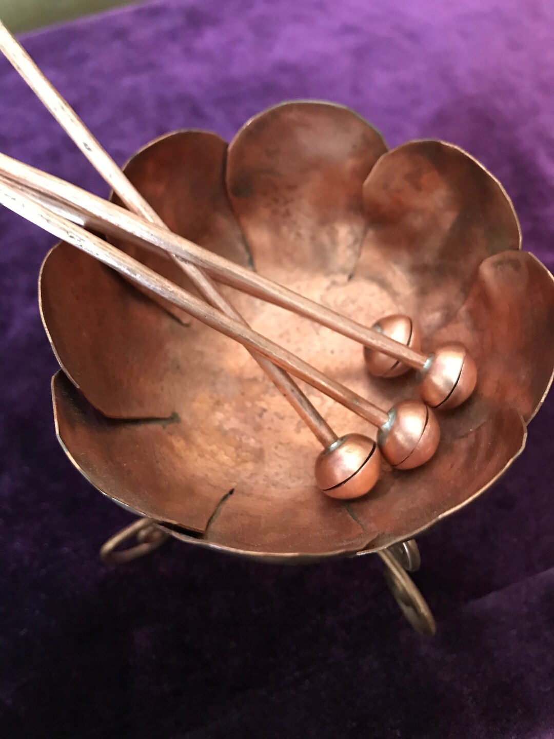 Hair Pins, Ancient Inspired Ball Hair Sticks, Wire Hair Pins, Hair ...