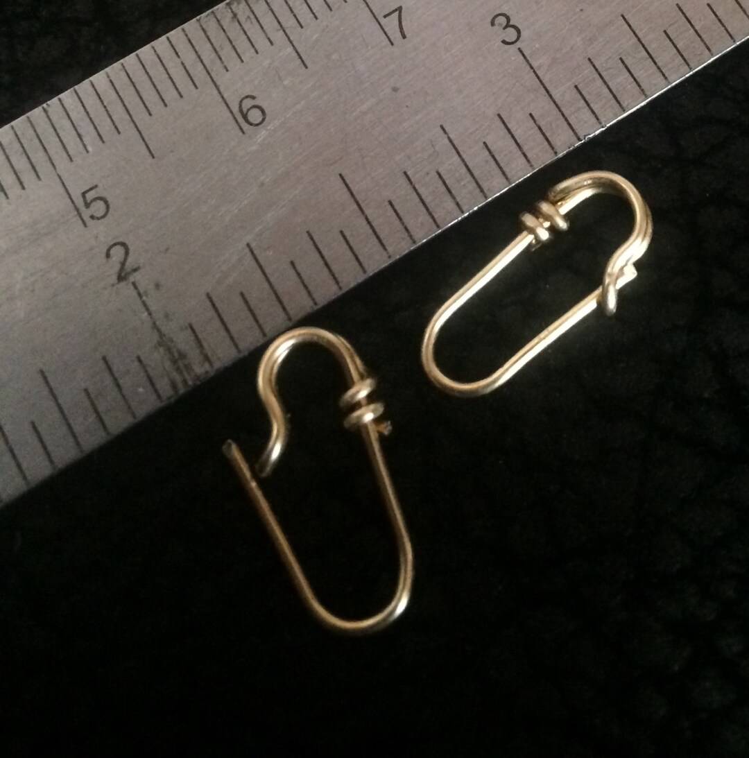 Little Silver Plate or Gold Plate Safety Pins, Fancy Tiny Pin, Safety ...