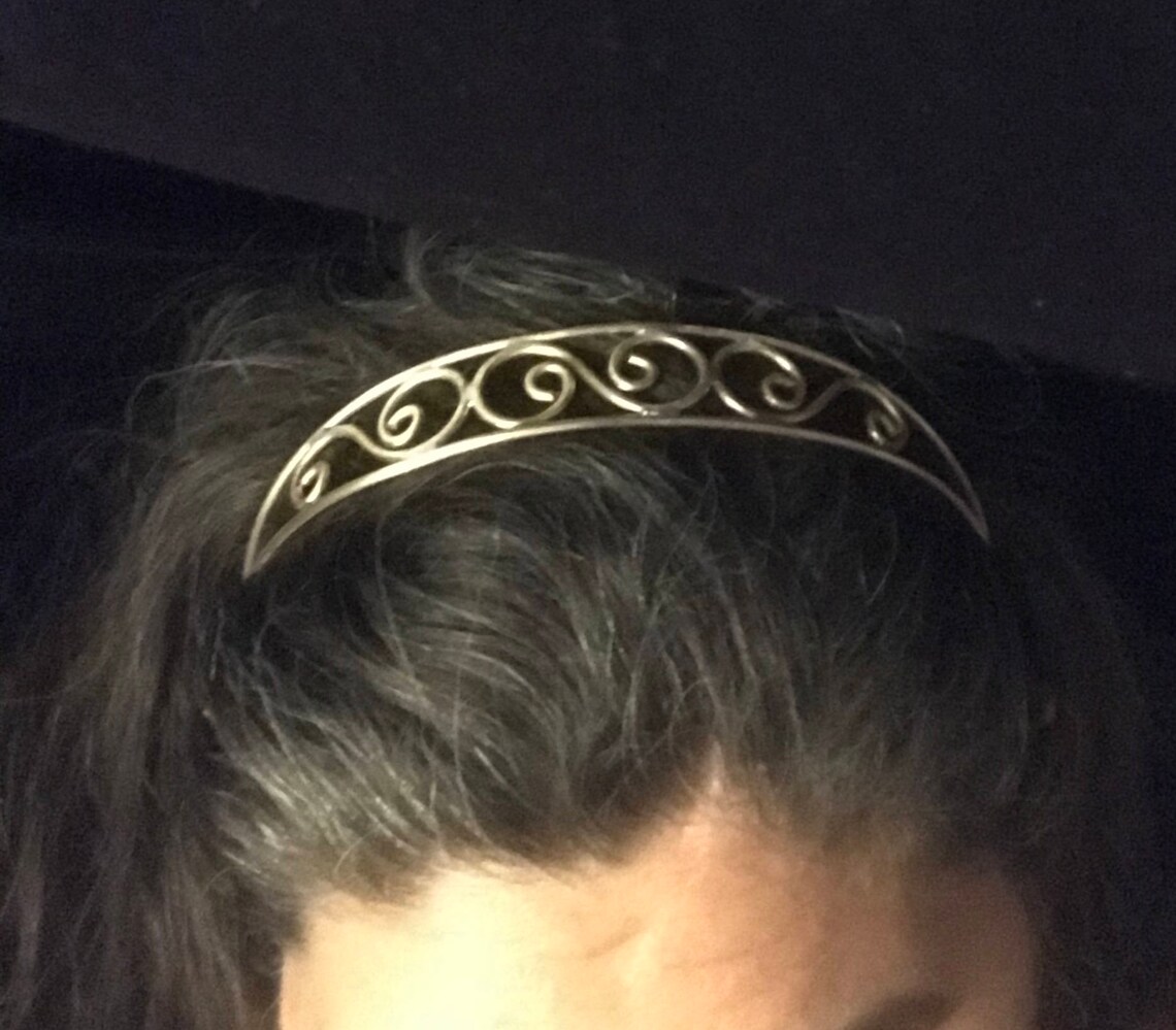 Headband, Simple Swirls Tiara, Crown, Wedding Accessories, Hair ...