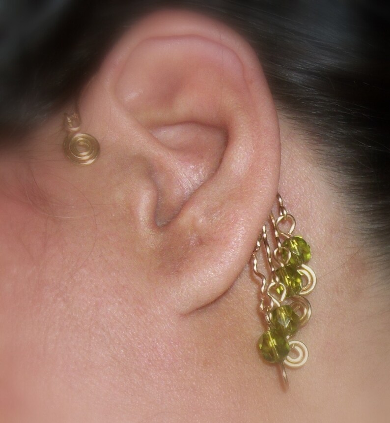 Leaf, Ear Cuff, Ear Climber, Ear Jacket, Earring Blank, Earring ...