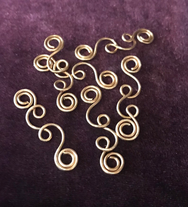 Fancy Handmade Swirl Paisley Link, Connection, Finding, Jewelry Finding ...