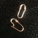 Little Silver Plate or Gold Plate Safety Pins, Fancy Tiny Pin, Safety ...