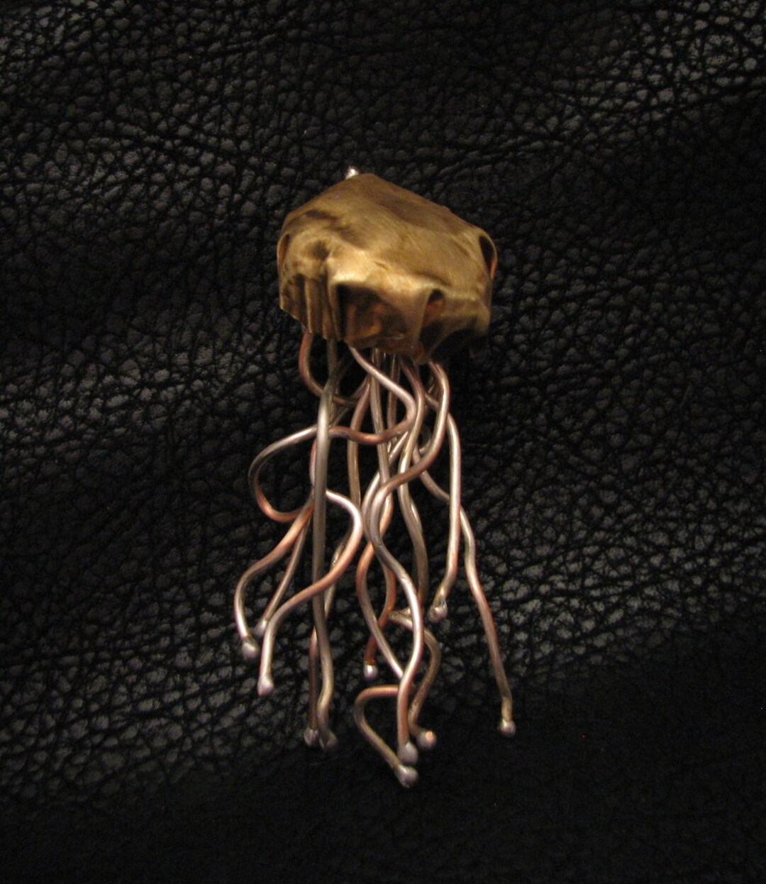 A Metal Jellyfish, Steam Punk Art, Pendant, Nautical Pendant, Ocean ...