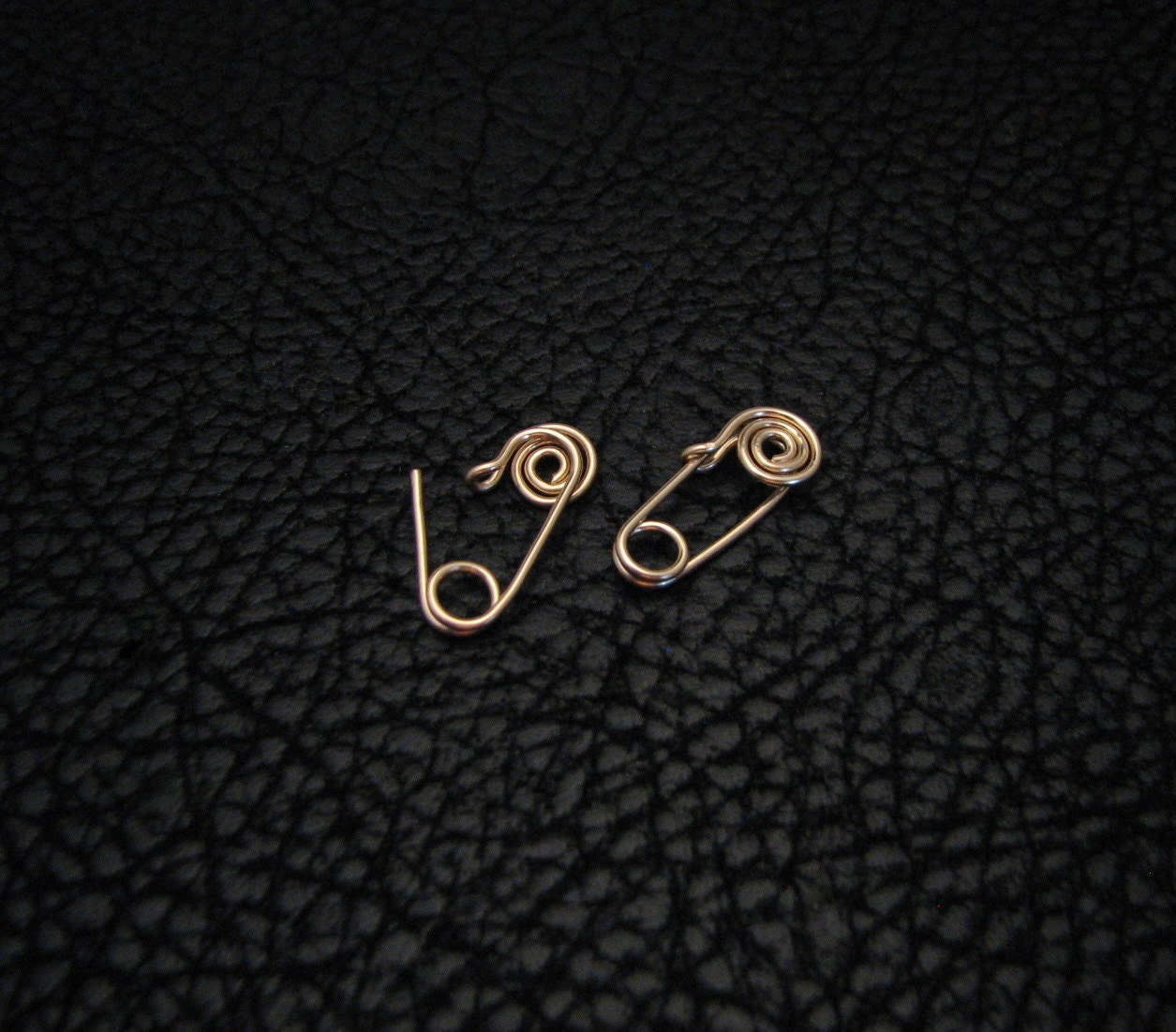 Little Safety Pins, Fancy Tiny Pin, Safety Pin With Swirl, Safety Pin ...