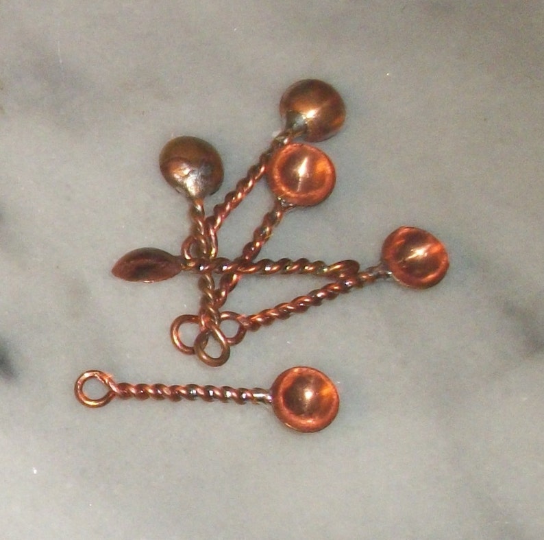 Copper Mini Charm Spoon Steampunk Jewelry Altered Art - Etsy