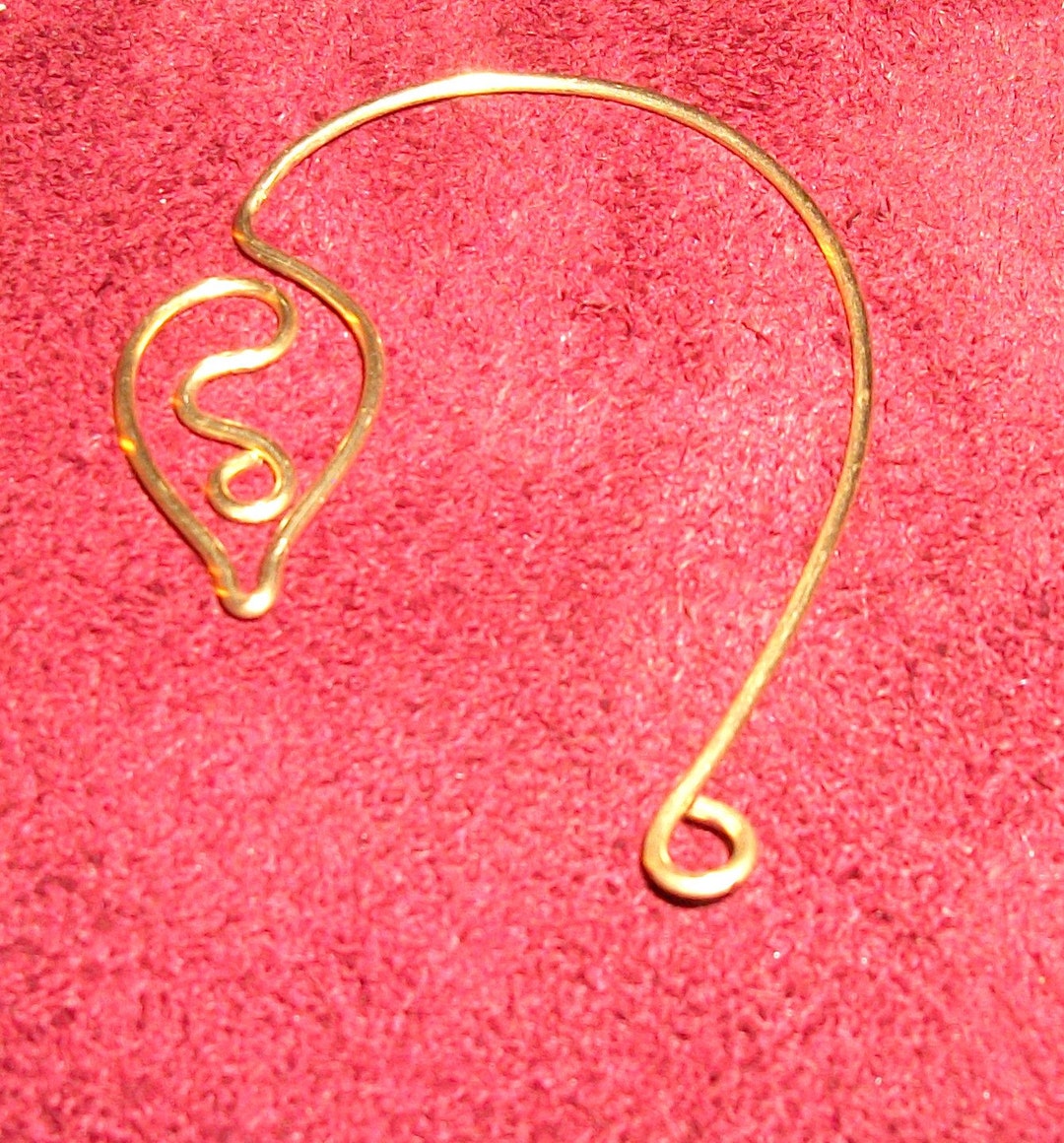 Leaf, Ear Cuff, Ear Climber, Ear Jacket, Earring Blank, Earring ...