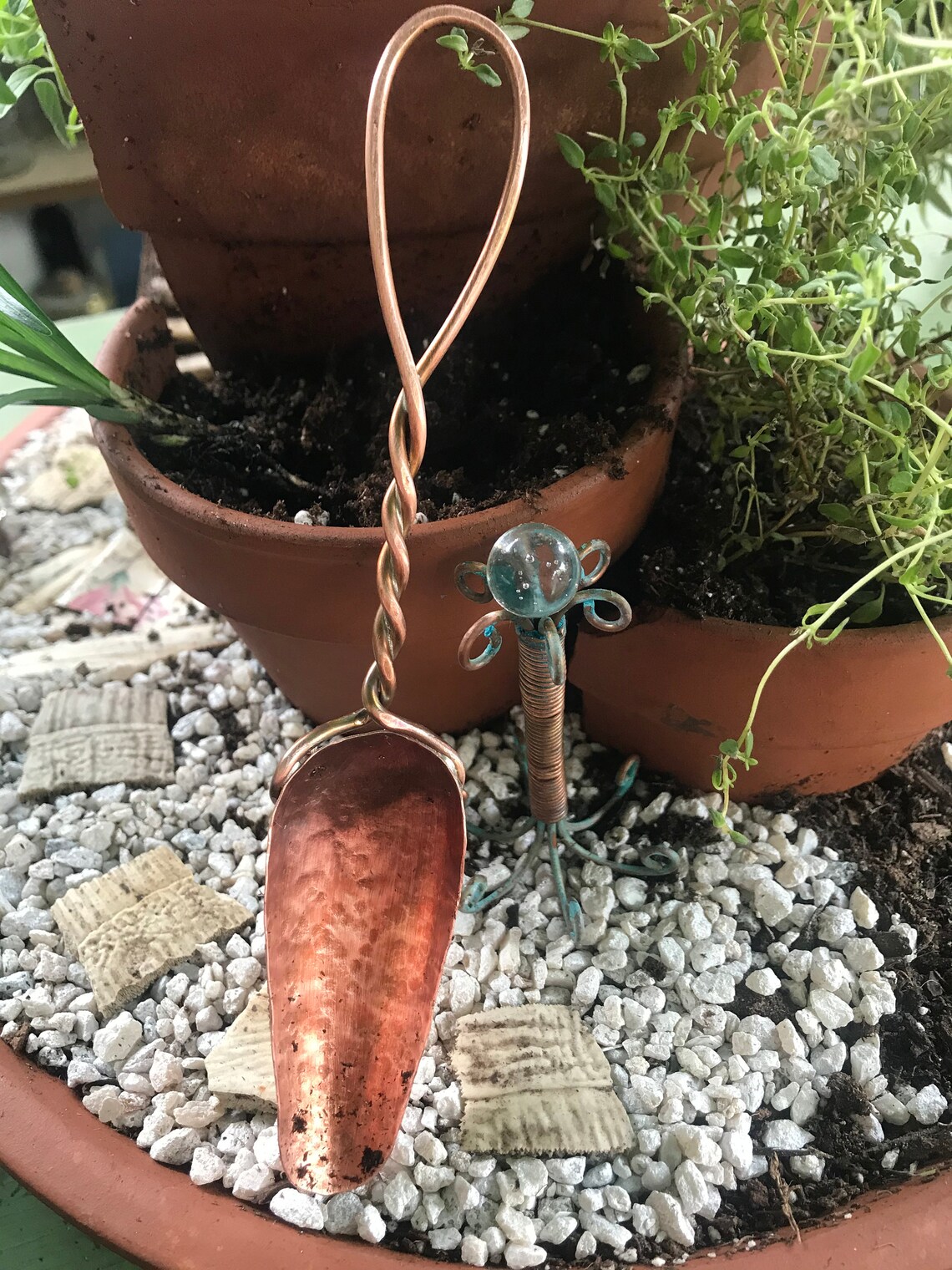 Small Rustic Copper Scoop Shovel Small Shovel Copper Tool | Etsy