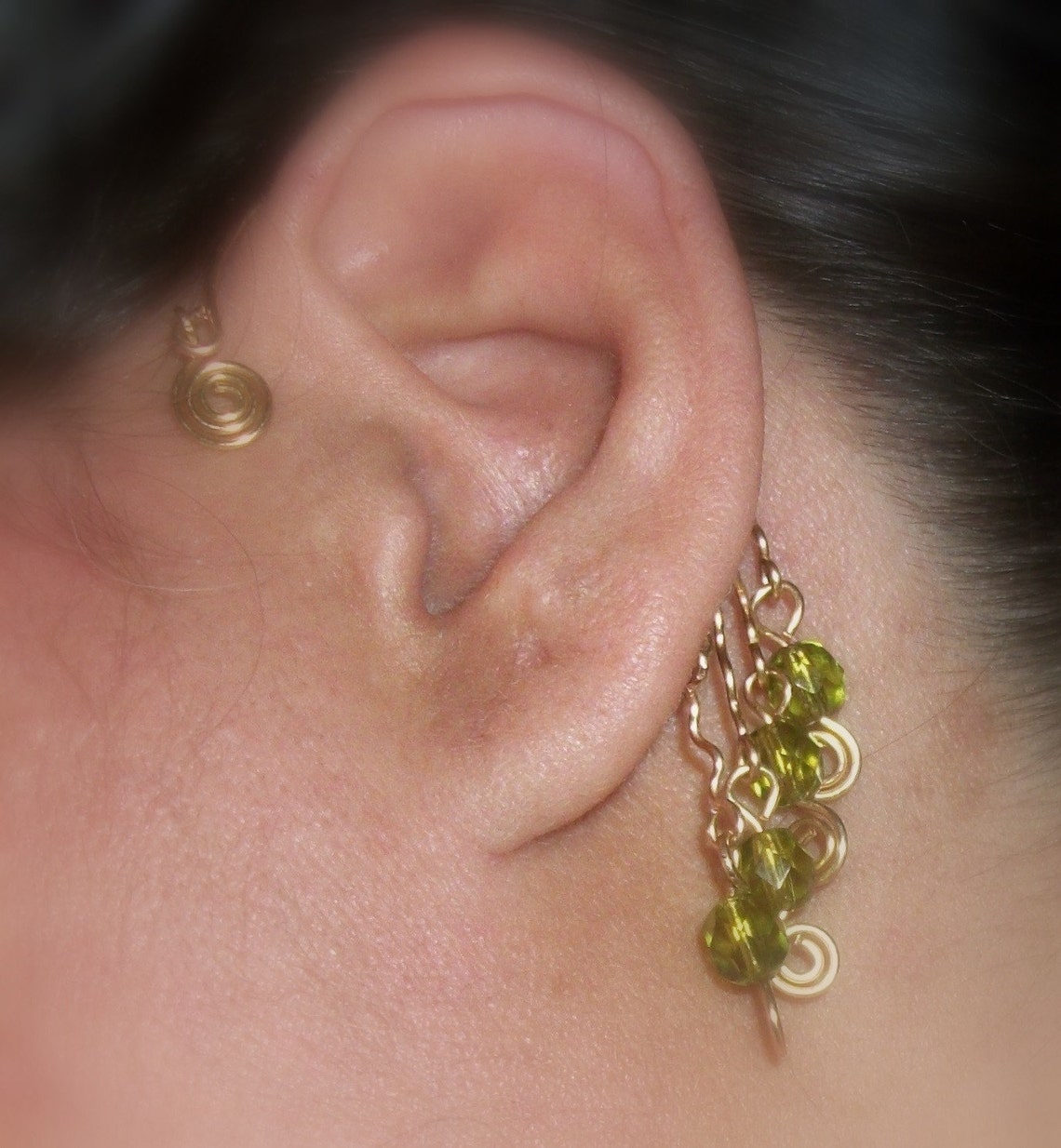Ear Cuff, Ear Wire, Ear Jacket, Ear Wrap, Beading Cuff Blank, 7 Loop - Etsy