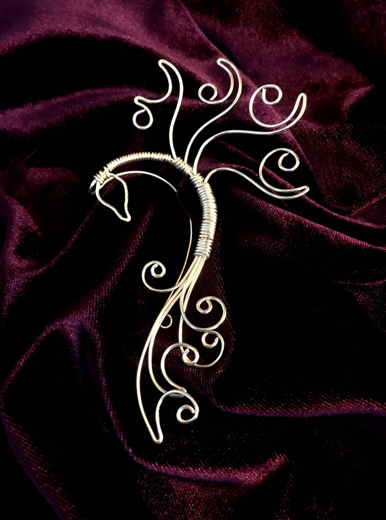 Phoenix Phoenix Fire Jewelry Ear Cuff Vine Jewelry ear | Etsy