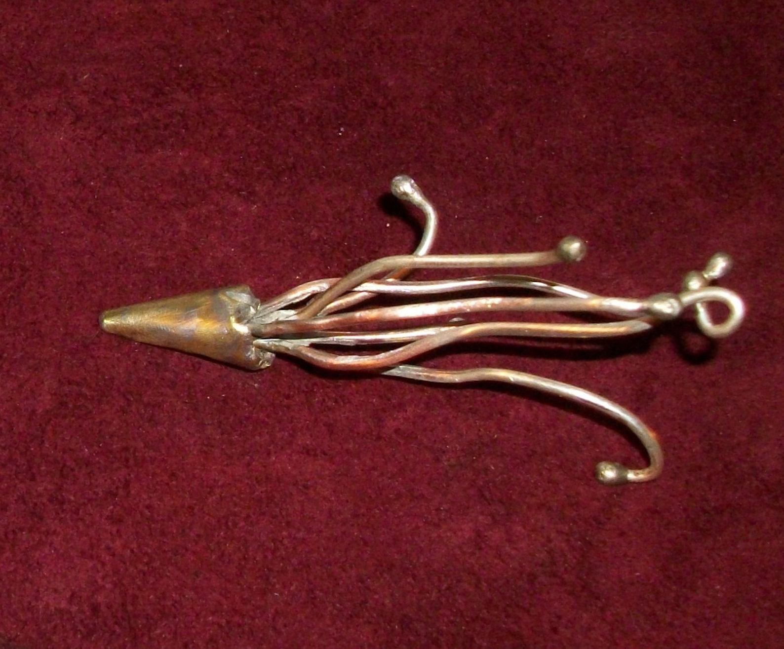 A Metal Squid Steam Punk Art Jewelry Pendant Nautical - Etsy