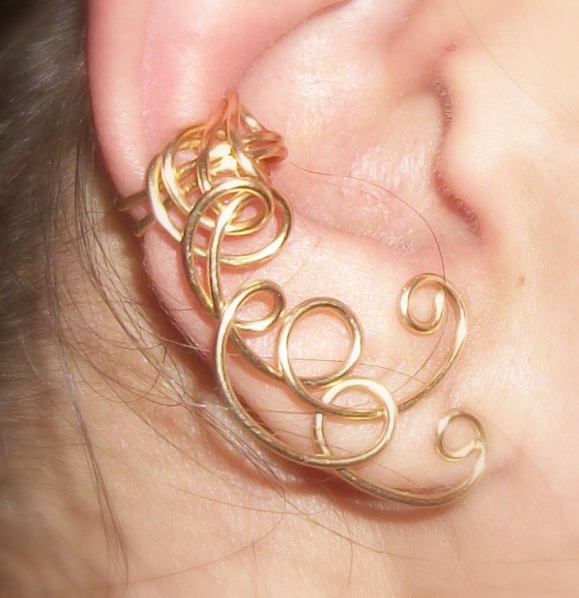 Twirly Swirly Ear Cuff Ear Wrap Ear Climber Ear Jacket Ear - Etsy