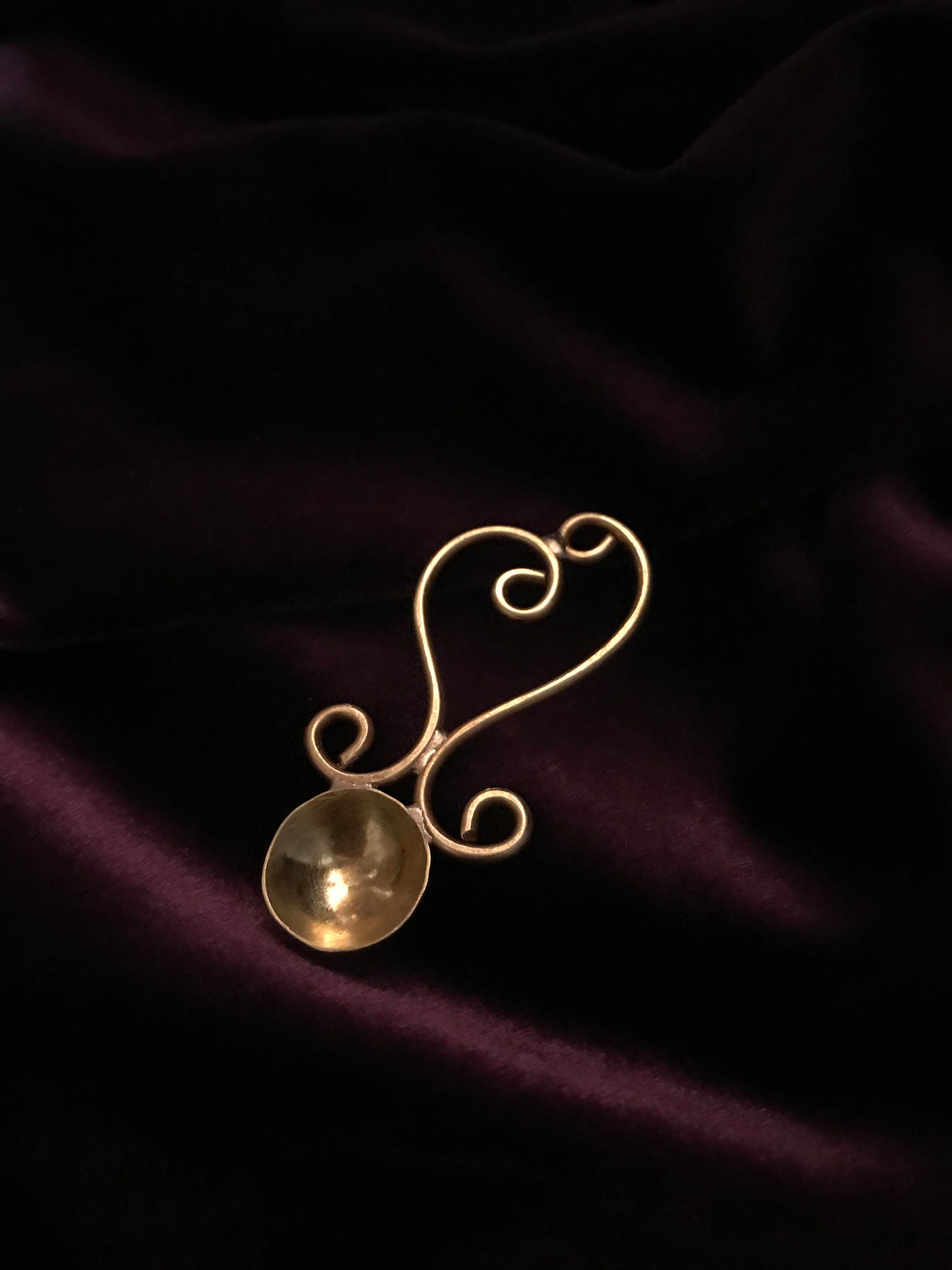 Fancy Spice Spoon Steampunk Spice Spoon Brass Spoon Herb | Etsy