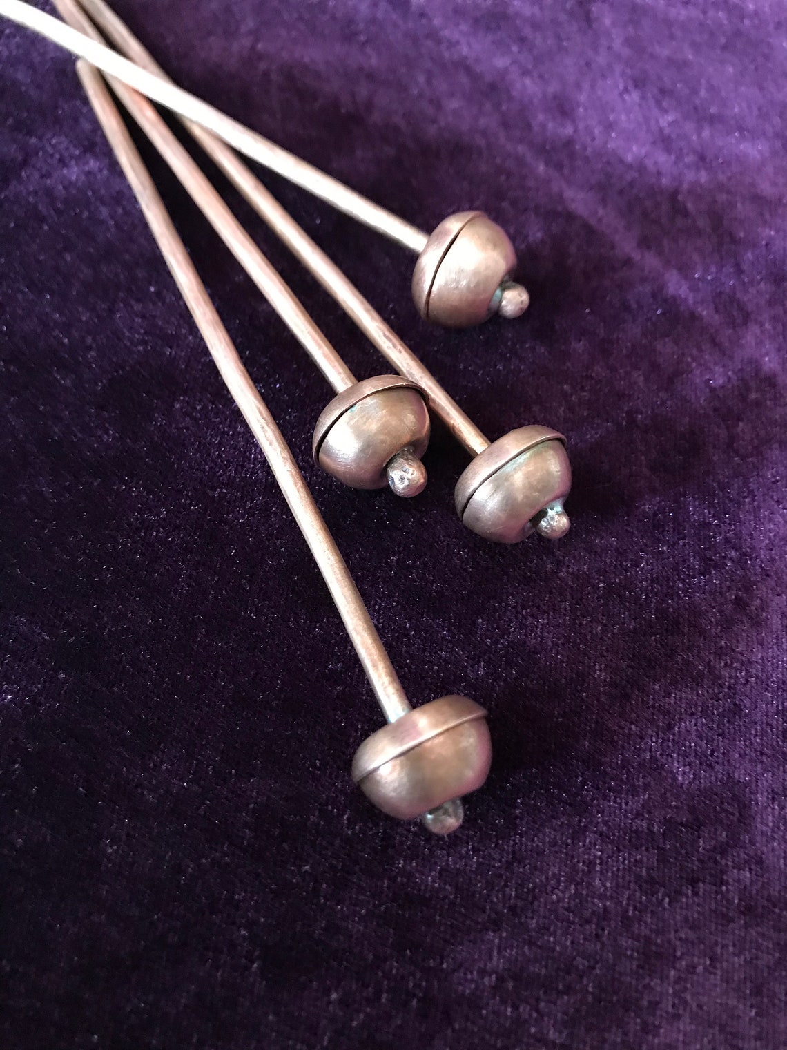 Ancient Inspired Ball Hair Sticks Ball Hair Pins Wire Hair - Etsy
