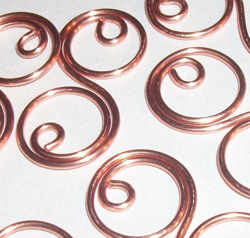 Swirled Wire Dangle Connection Fancy 12 - Etsy