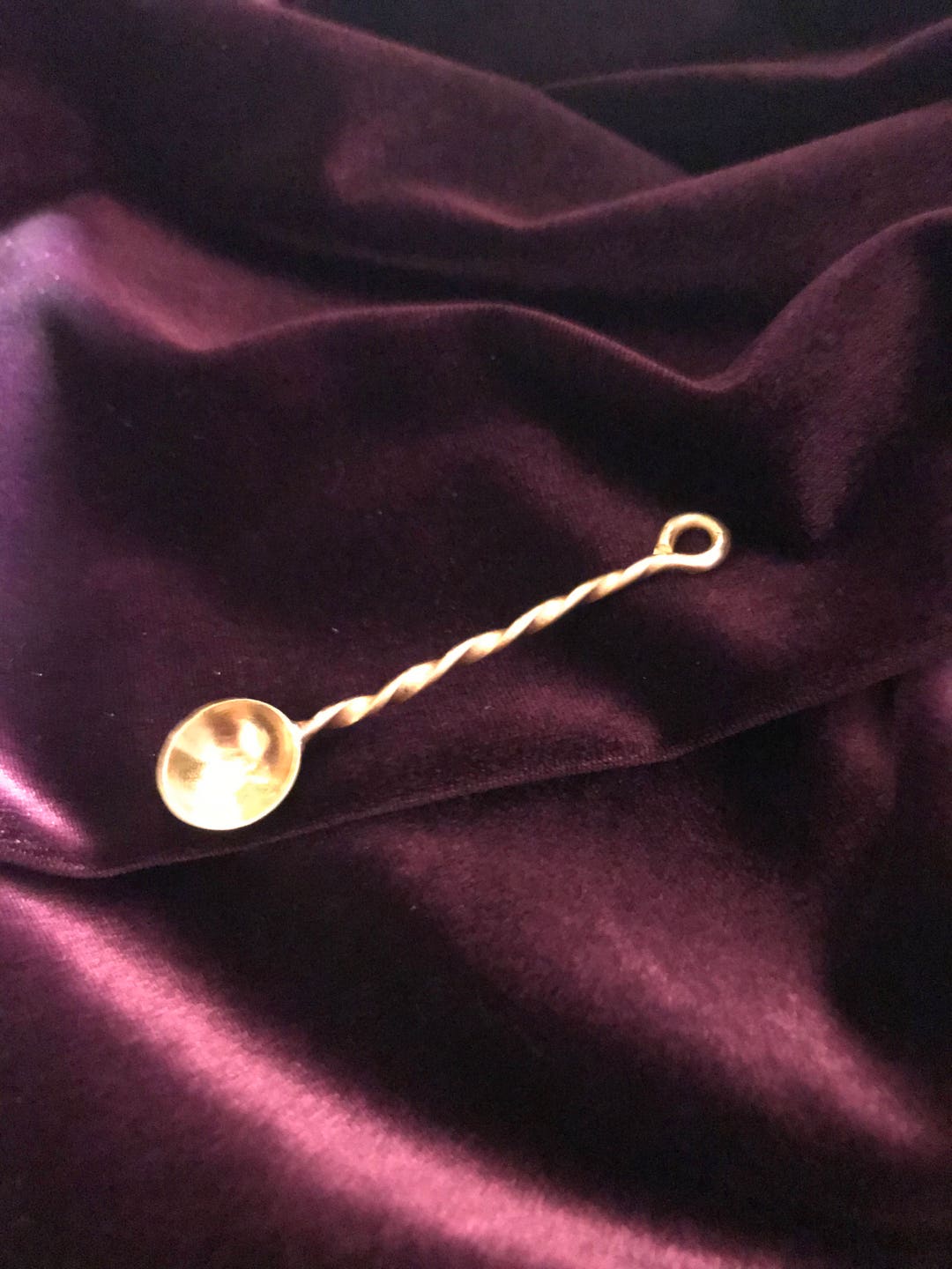 Little Spoon, Spice Spoon, Brass Spoon, Herb Spoon, Salt Spoon, Small ...