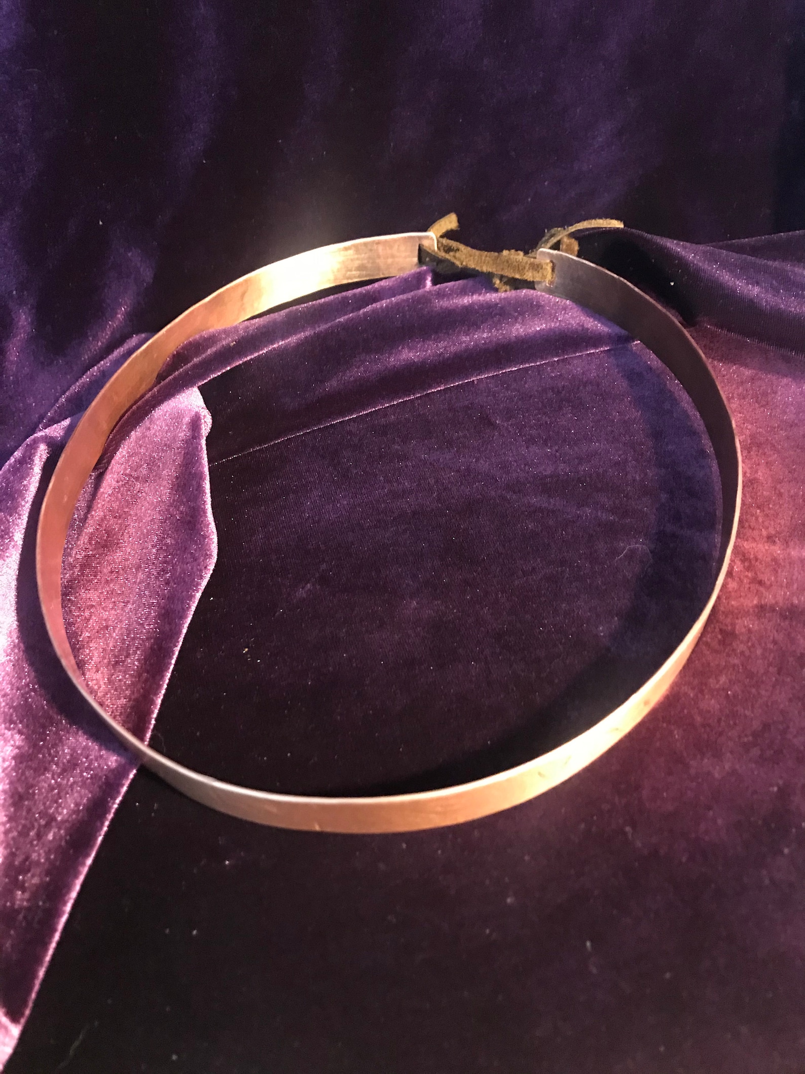 Copper Circlet Crown Headband Medieval Circlet Rustic - Etsy