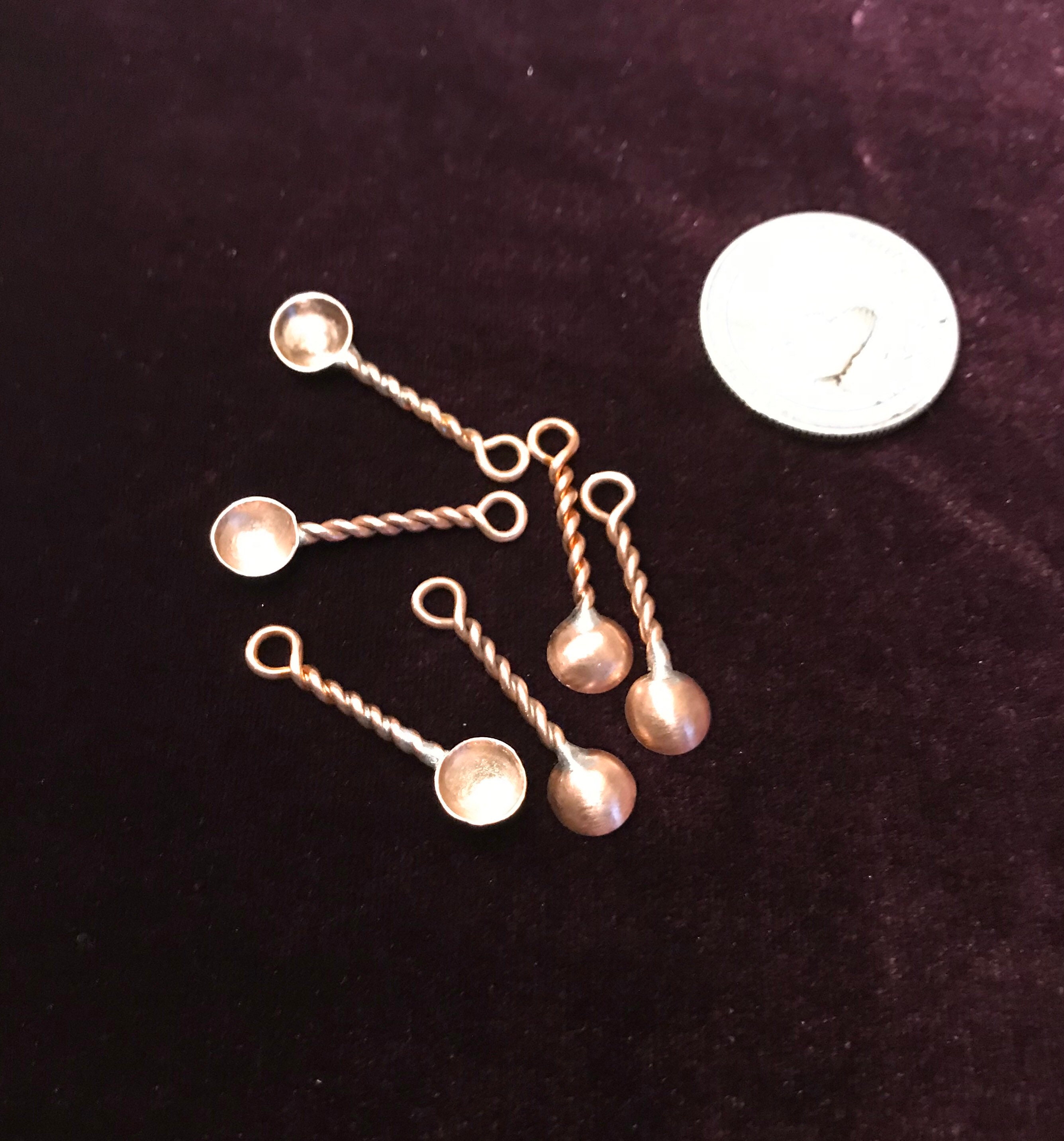 Copper Mini Charm Spoon Steampunk Jewelry Altered Art - Etsy