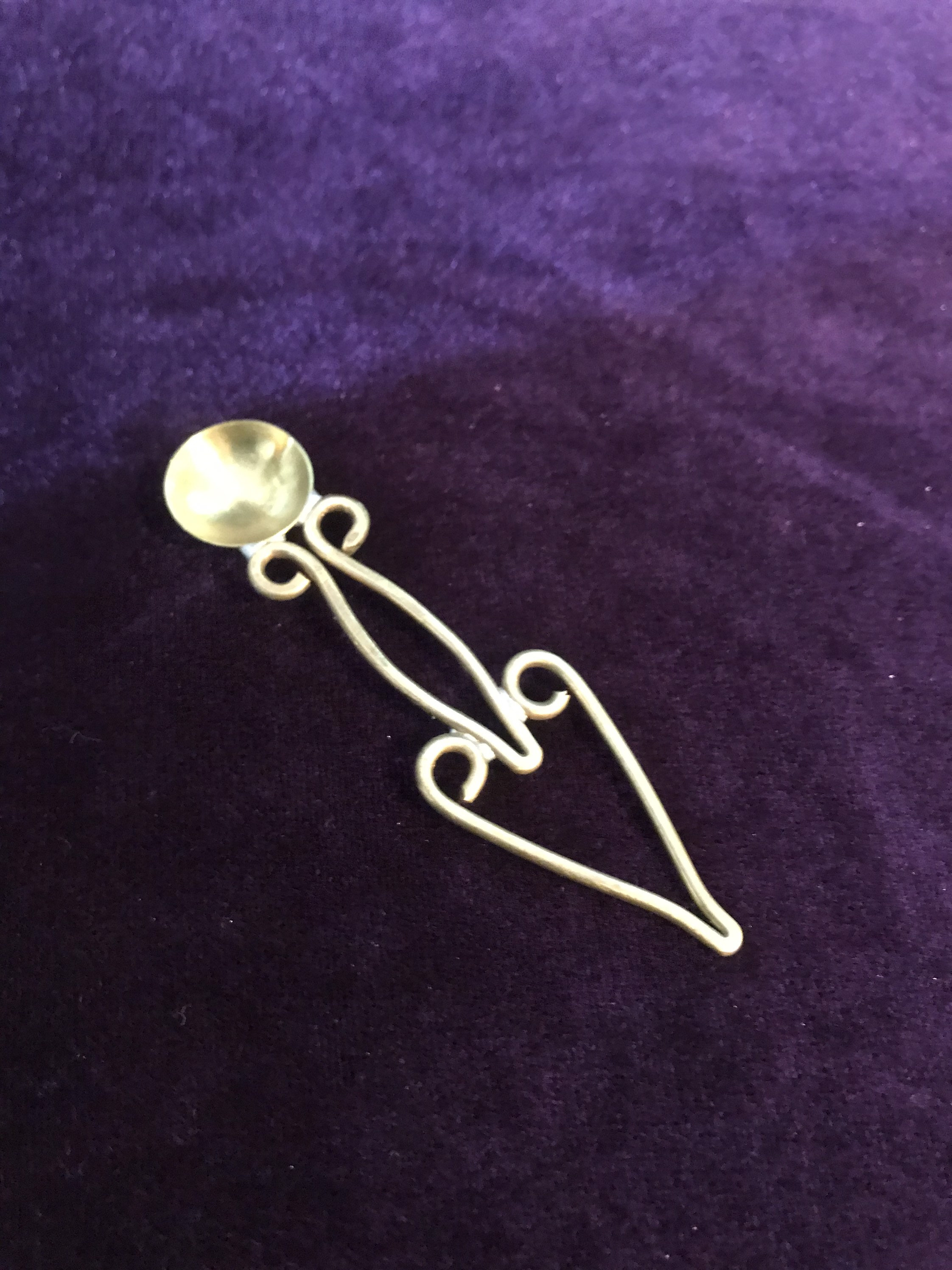 Little Fancy Spice Spoon Steampunk spice spoon brass spoon | Etsy