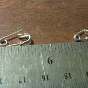 Major TINY Sterling Silver Handmade Wire Wrapped Safety Pin - Etsy